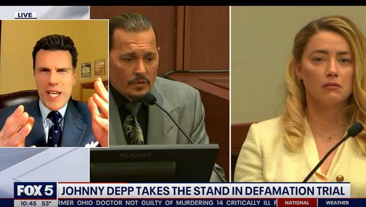 Carlos Lastra, Esq. Intervieiwed by Fox 5 on the Johhny Depp Defamation ...